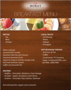 Club-MoBay-Breakfast-Menu-238x300 - Destinations by Amy